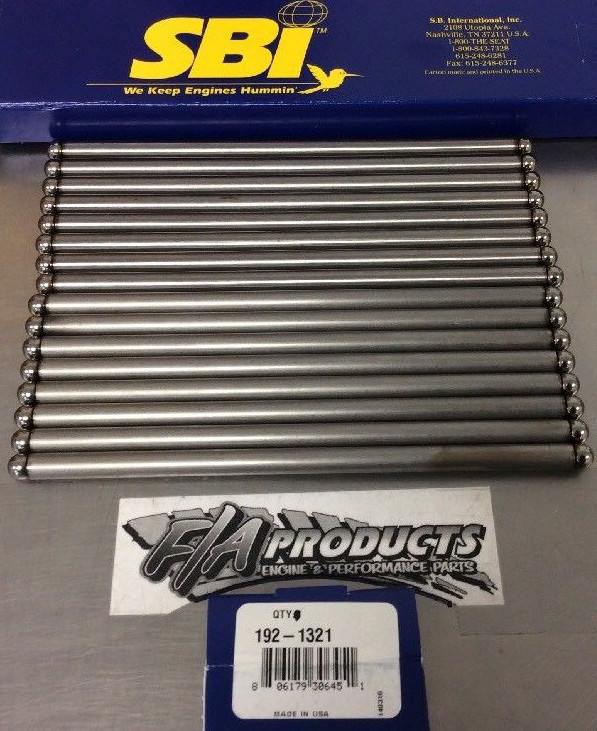 Ford Small Block 221 260 289 302 V8 1962 To 1969 Pushrod Set Of 16 SBI ...