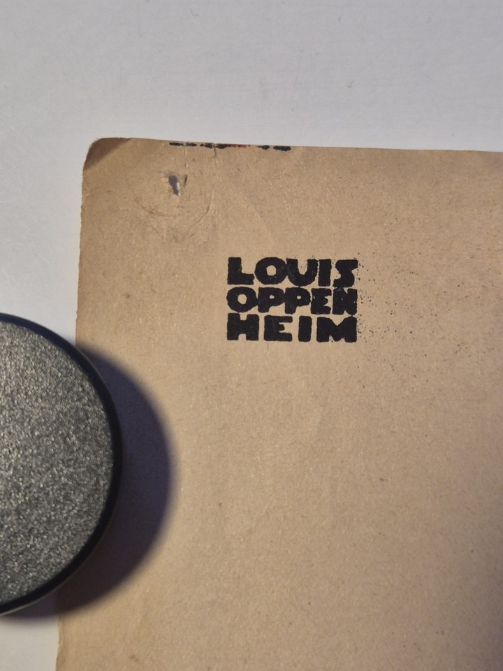 Plakat Original WK1 1. Weltkrieg Zahle Bargeldlos Louis Oppenheim 1914 ...