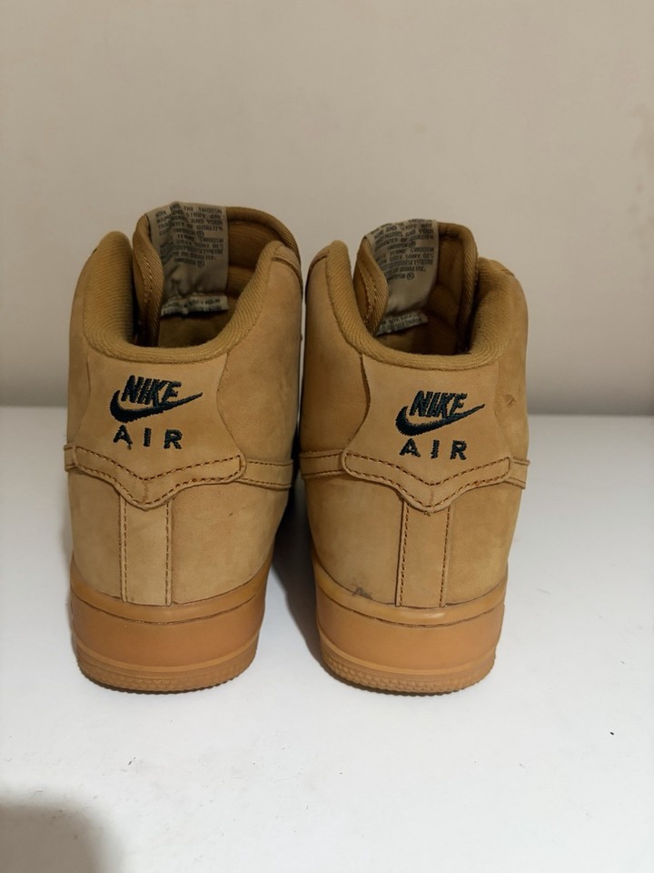 Nike Air Force 1 High Top Brown Suede Trainers Boy Girl Size Uk 3 | eBay.de