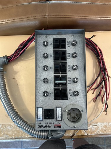 Gen-Tran 30-Amp 10-Circuit Indoor Transfer Switch Generator 125/250 VAC ...
