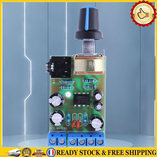 FR TDA2822M AUX Amplifier Board Module DC1.8-12V 2.0 Channel for ...