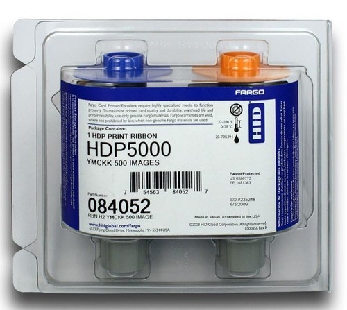 Fargo HDP5000 Dual-side Color Ribbon 84052 YMCKK 500 Prints - New | eBay