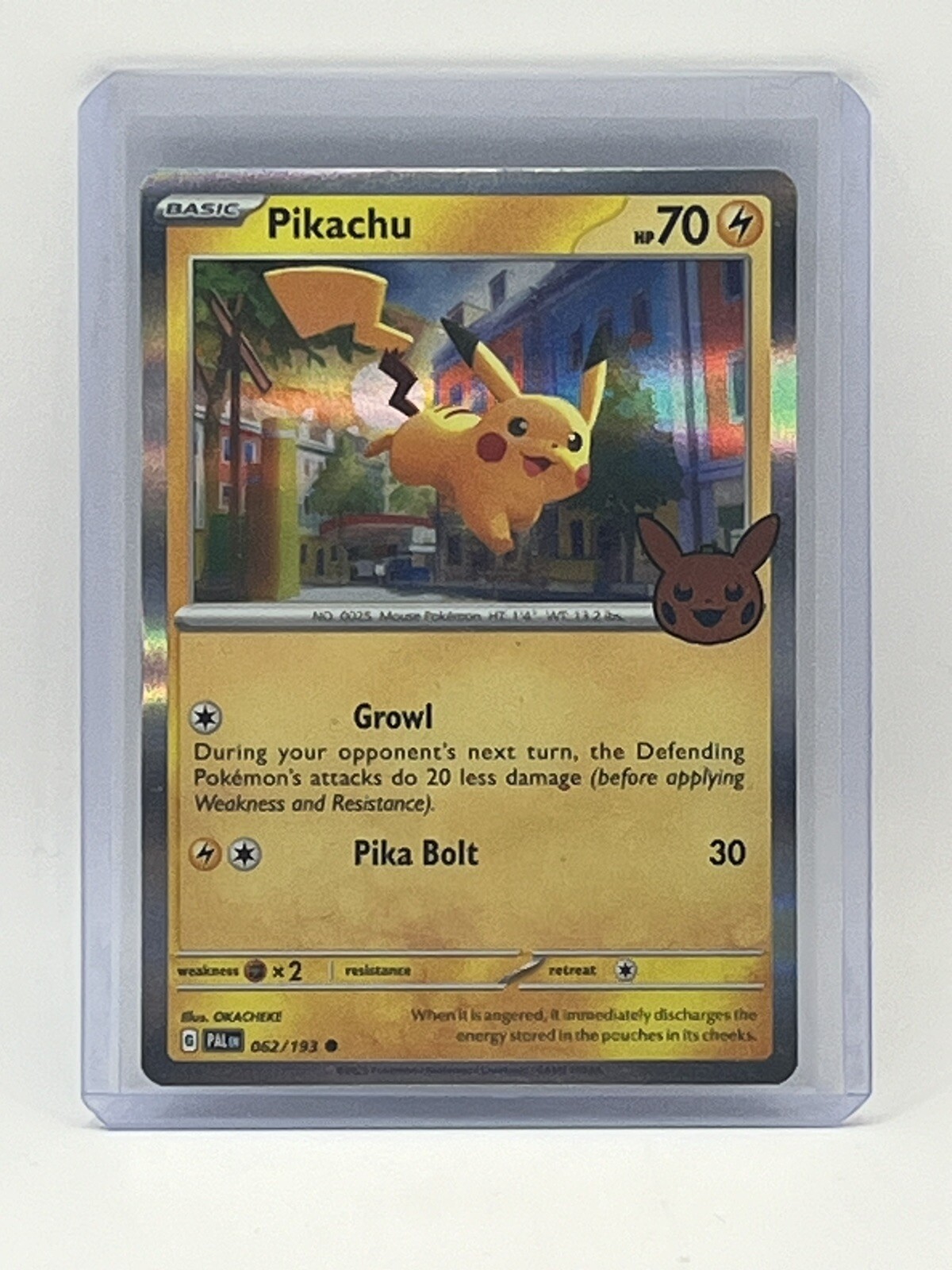 Pokemon Pikachu 062/193 2023 Trick or Trade Halloween Trick or Treat ...