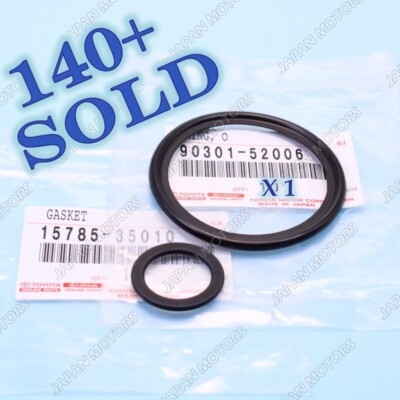 1990-1996 Toyota Camry Celica MR2 RAV4 Genuine Engine Oil Cooler O-Ring ...