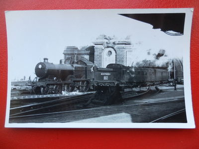 PHOTO SR EX SECR CLASS E1 LOCO NO 1160 AT DOVER MARINE | eBay UK
