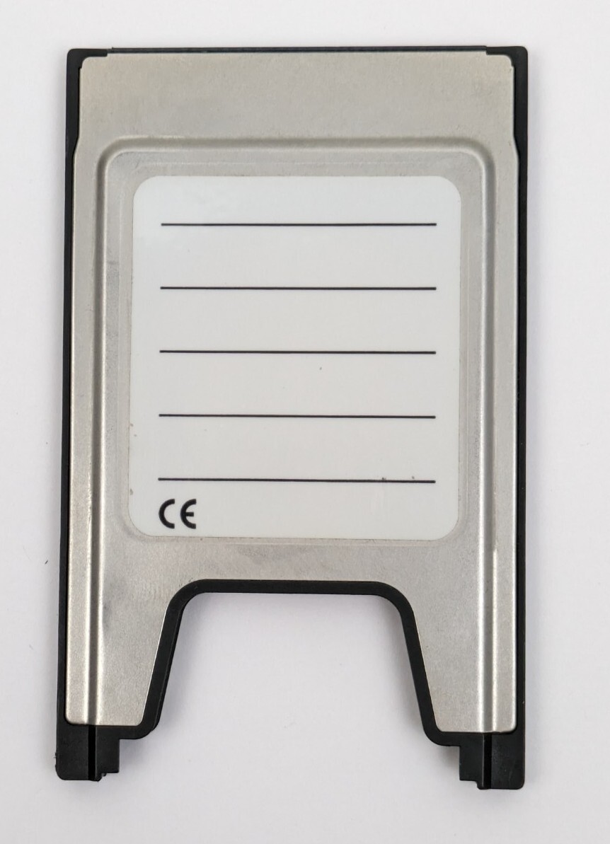 SanDisk Compact Flash PC Card Adapter PCMCIA CF Memory Reader TESTED ...