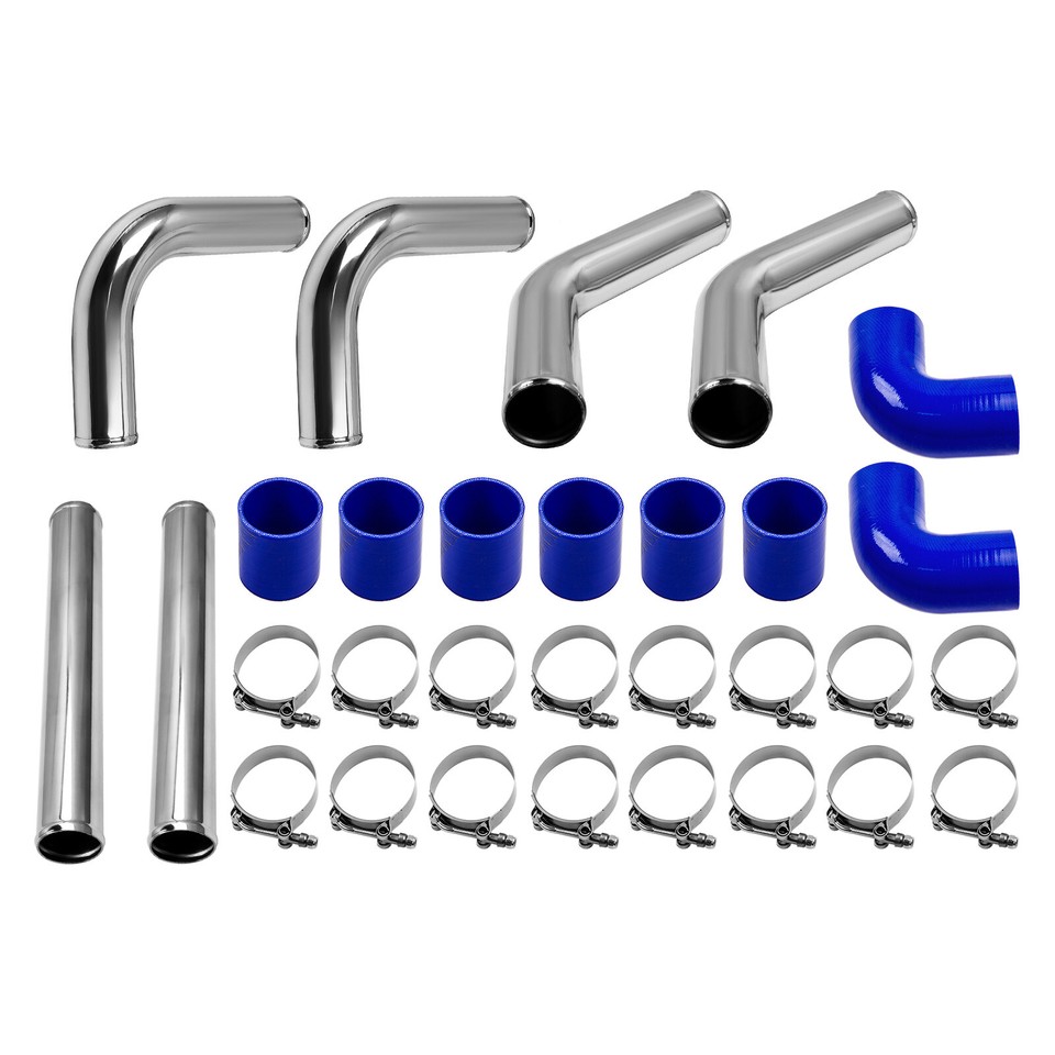 T3 T4 T04E Universal Turbo Stage III+Wastegate+Turbo Intercooler+piping ...