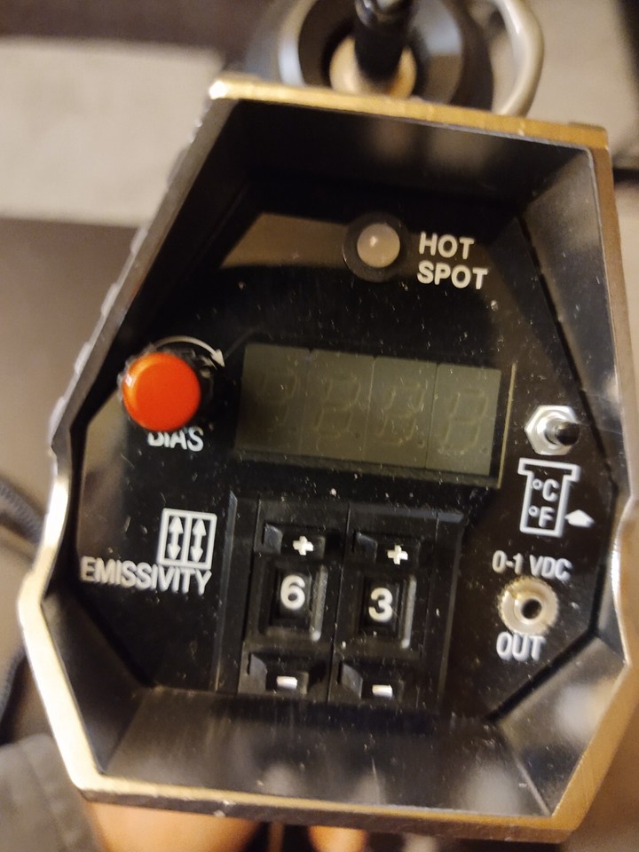 Telatemp Infrared Thermometer/Helium Neon Laser Model 44L-1 | eBay