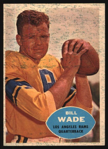 1960 Topps #61 Bill Wade FAIR Rams UER 569929 | eBay