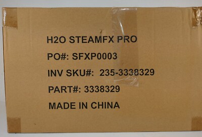H2O Steam FX Pro Multipurpose Handheld Steam Cleaner SteamFX - New in ...