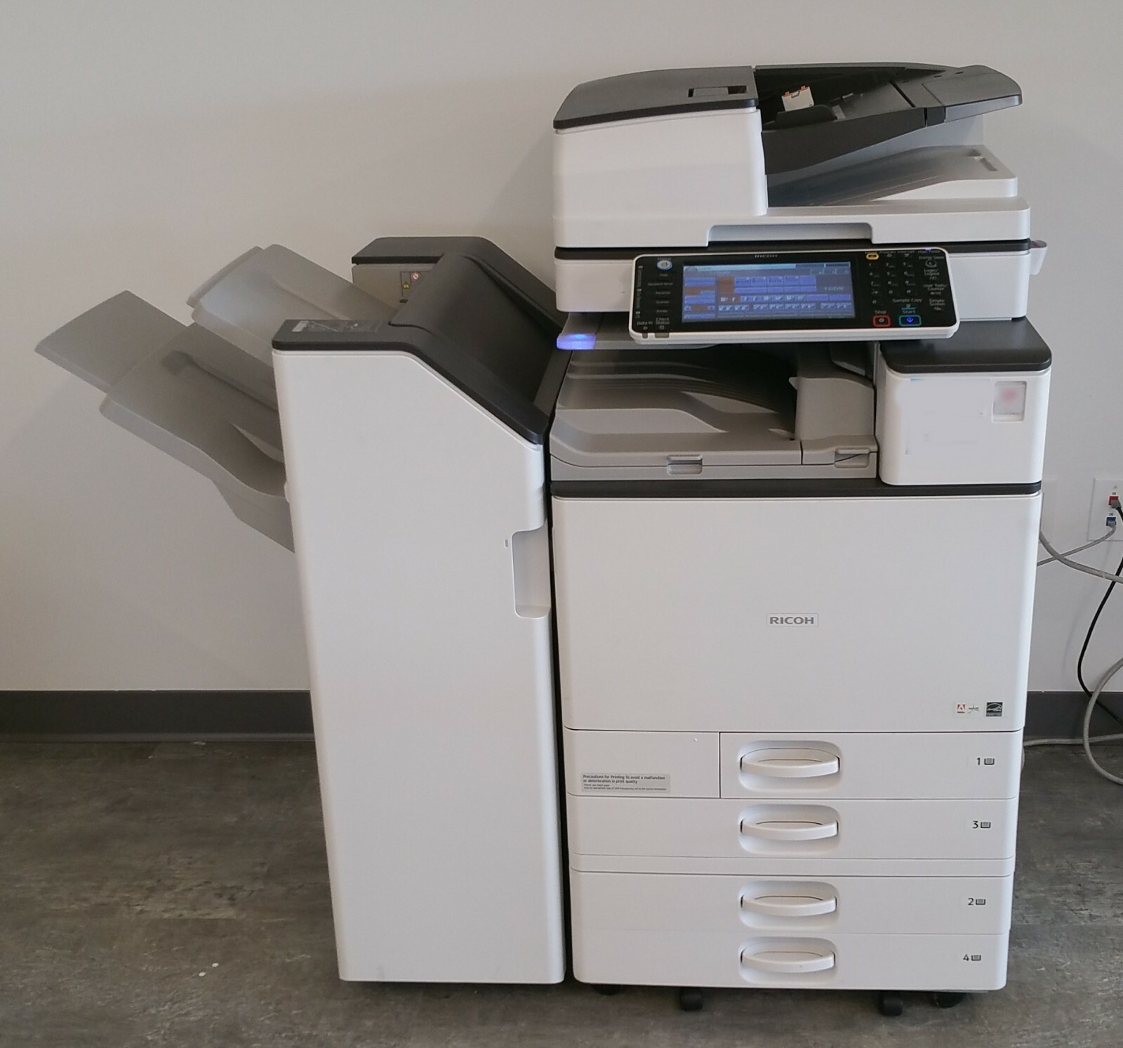 Ricoh MPC4503 MP C4503 color tabloid copier print speed 45 ppm lica | eBay