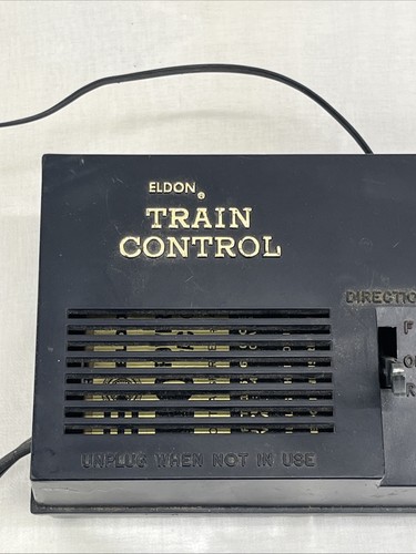 Push Whistle HO Transformer ELDON Model TRAIN CONTROL 12V power pack ...