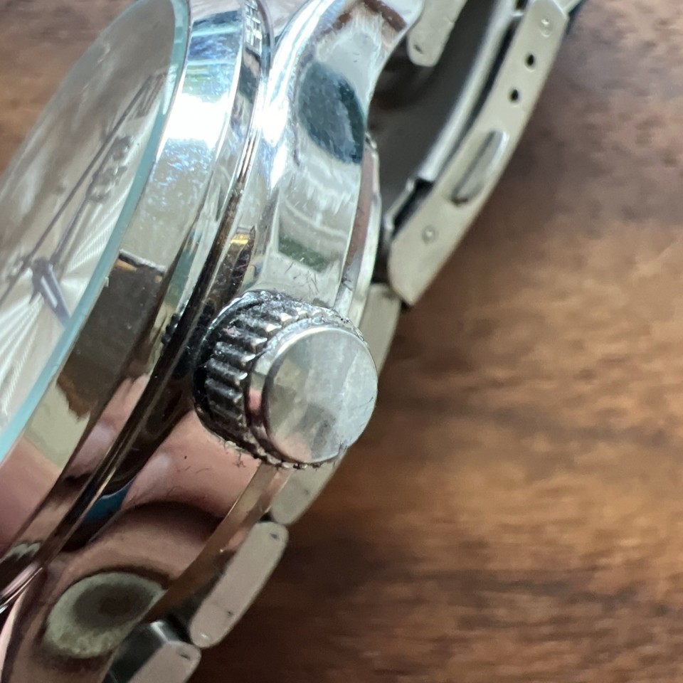 Orient Automatic White Dial Roman Numerals Blue Steeled Hands | eBay