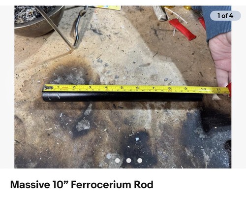 Massive 10” Ferrocerium Rod | eBay