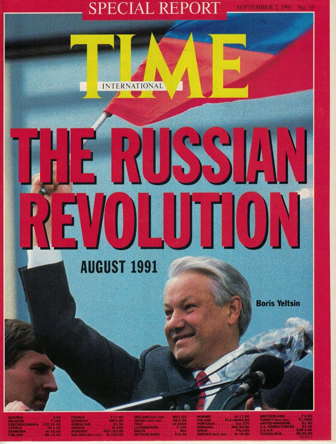 TIME Magazine September 2 1991 Boris Yeltsin Russian Revolution August ...