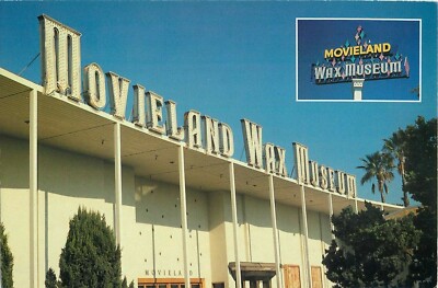 Movieland Wax Museum Exterior Building and Sign Vintage Postcard Buena ...