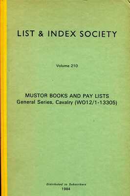 Various Contributors LIST & INDEX SOCIETY VOLUME 210 : MUSTOR BOOKS AND ...