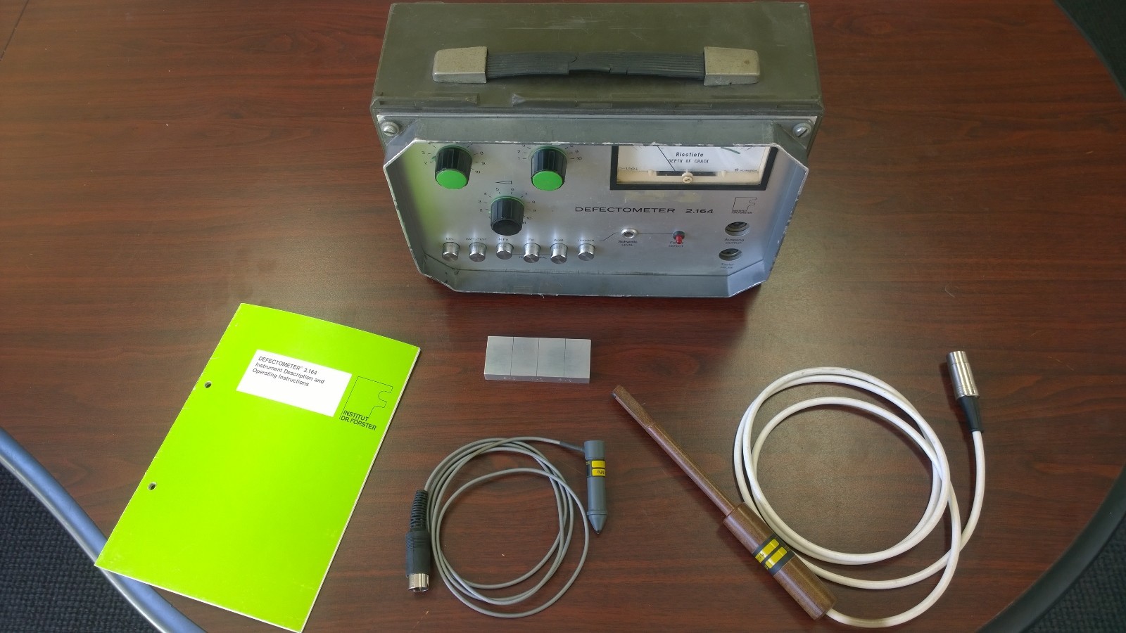 Defectometer 2.164-Eddy Current-German-Dr Foerster-Probe 2.154-NDT ...