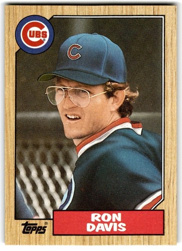 1987 Topps Baseball Cards Ron Davis Chicago Cubs #383 | eBay
