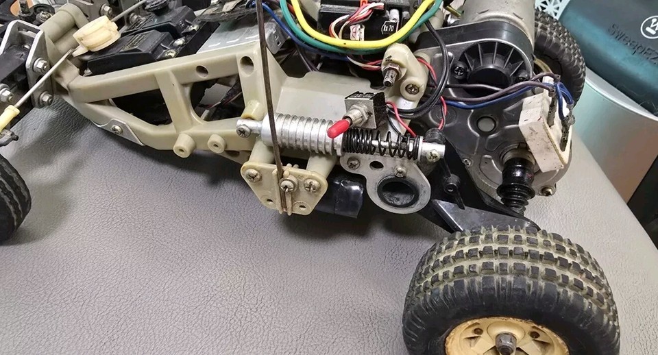 RARE! Vintage Tamiya RC Frog Buggy 1/10 Rolling Chassis Radio Control ...