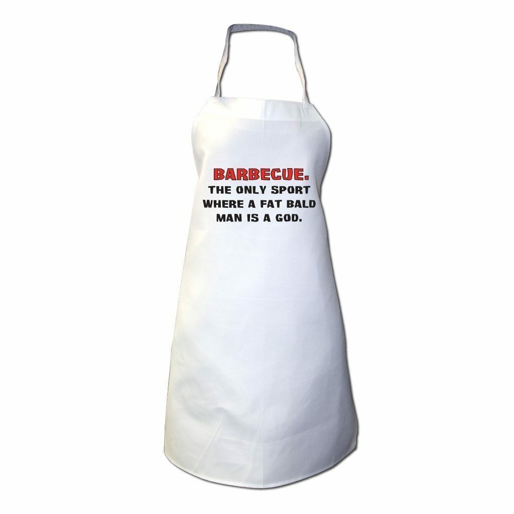 The Only Sport Where a Fat Bald Man Is a God - Apron | eBay