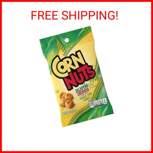 Corn Nuts Jalapeno Cheddar Crunchy Corn Kernels (4 oz Bags, Pack of 12 ...
