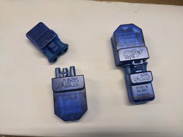 Scolmore CT101C 20A 3-Pin Click Flow Connector for sale online | eBay