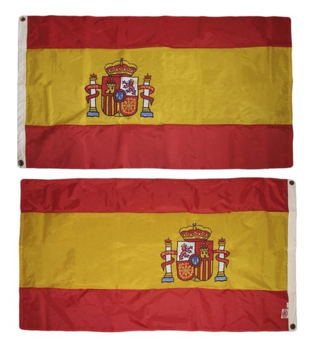 3x5 Embroidered Sewn Spain Spanish Country 300D Nylon Flag HEAVY DUTY ...