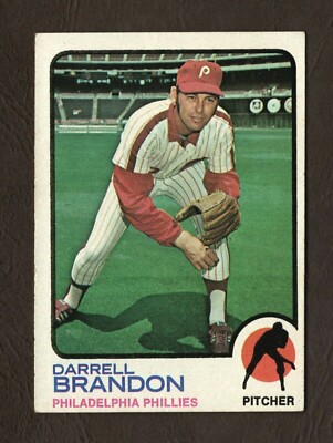 1973 Topps Baseball Card #326 Darrell Brandon - Philadelphia Phillies ...