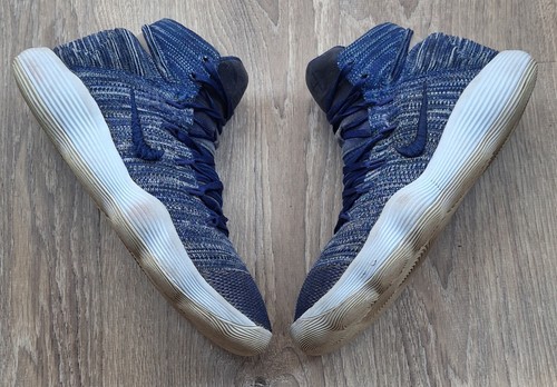 Men Size 10 Nike Hyperdunk 2017 Flyknit College Blue Navy 917726-400 ...