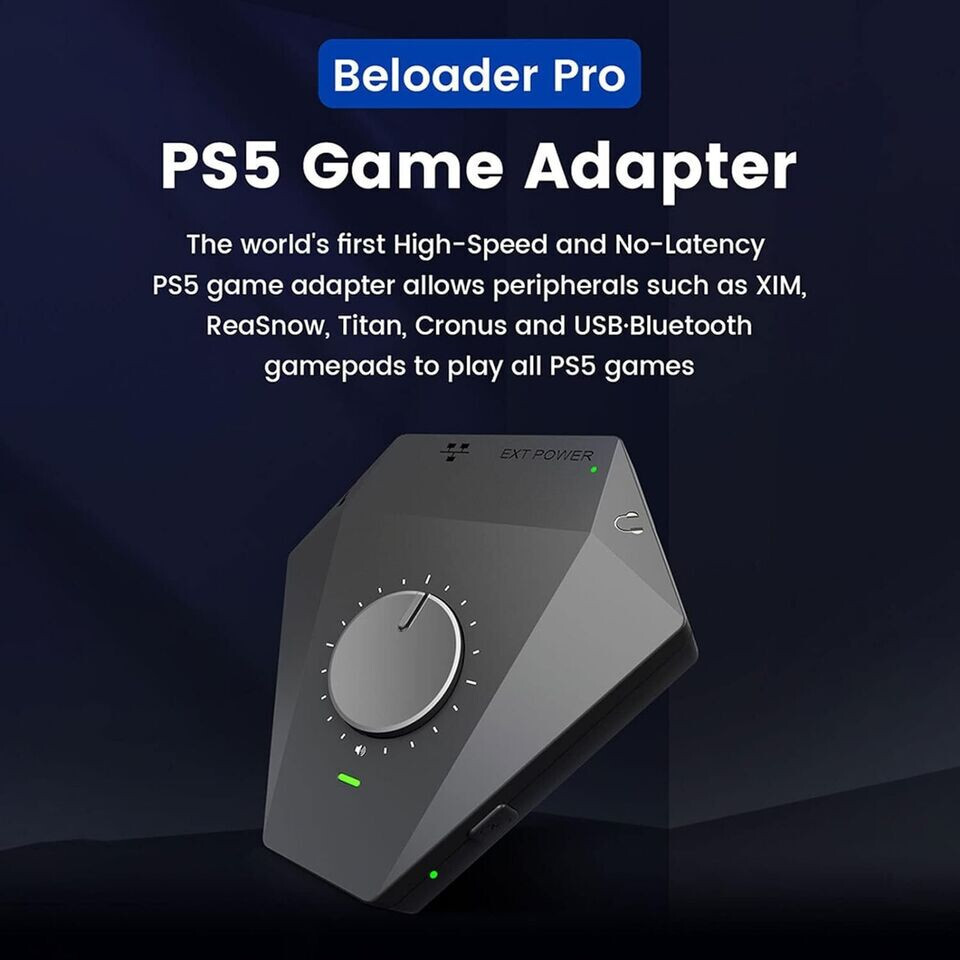 Beloader Pro Converter Adapter USB Keyboard Mouse XIM to PS5 Bluetooth ...