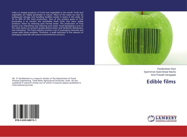 Edible Films von Pandiselvam Ravi (2015, Taschenbuch) online kaufen ...
