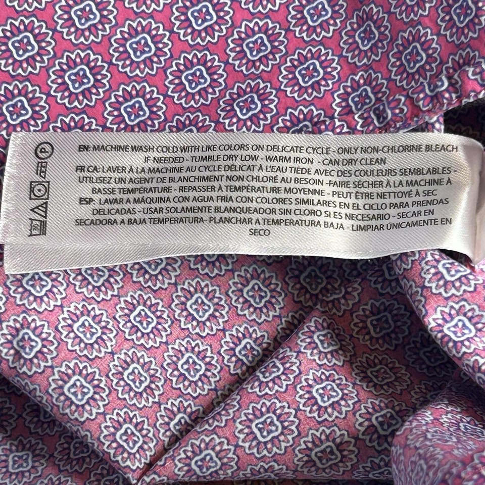 Ariat Western Shirt Mens Small Pink Caidan Print Floral Cotton Button ...