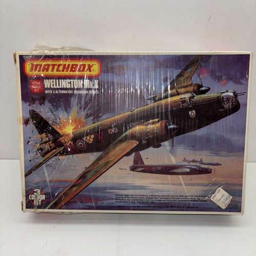 Lesney Matchbox PK-402 Wellington MK.X Bomber Open Model Kit 1/72 Scale ...
