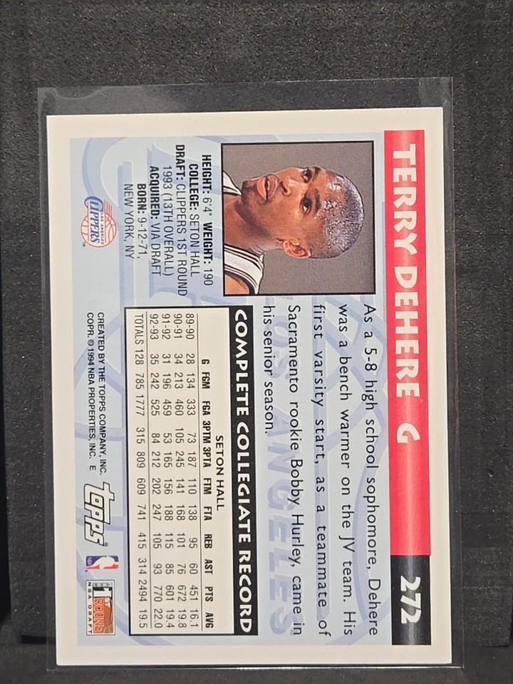 Terry Dehere Topps Rookie Autograph | eBay