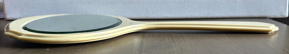 Vintage Du Barry Py-Ra-Lin Ivory Celluloid Hand Beveled Mirror Art Deco ...