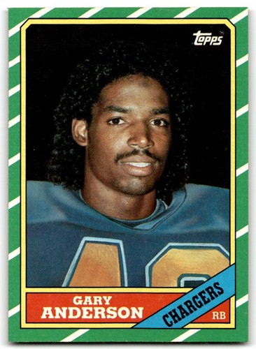 1986 Topps - D* on Copyright Line #233 Gary Anderson (RC) for sale ...