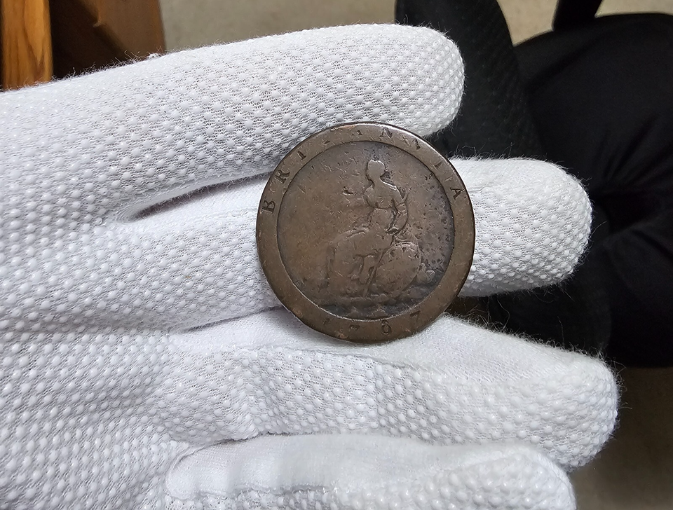 1797 One Pence Large Copper Cartwheel British Colonial Coin Doubled 9 ...