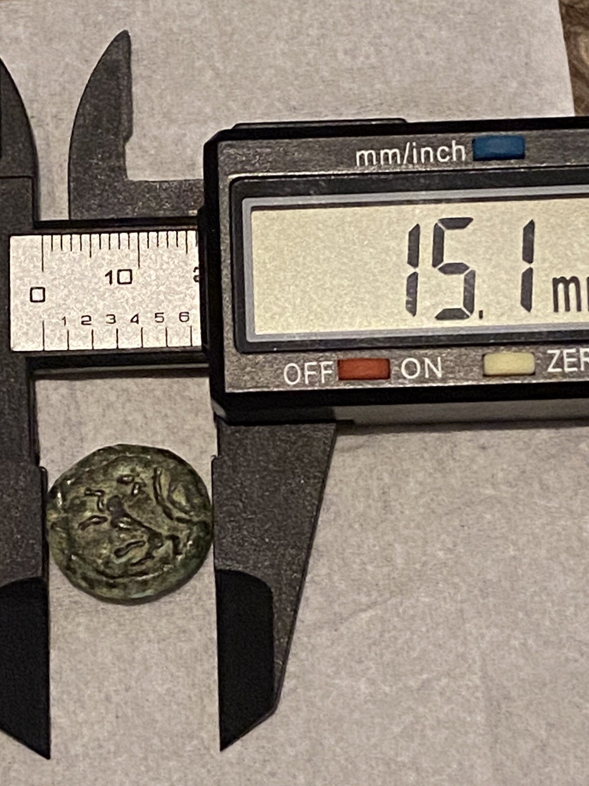 ANCIENT CELTIC. (2nd CENT B.C).BRONZE COIN Large 15.1mm STATER ...