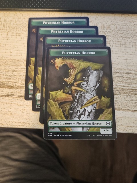 MTG Phyrexian Horror Token (007) Phyrexia: All Will Be One 007 Regular ...
