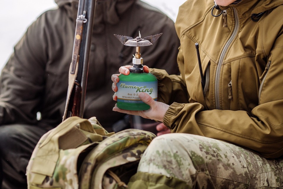 2 pack 1/2 lb. Refillable Propane Tanks for Small Lamps, Lanterns ...