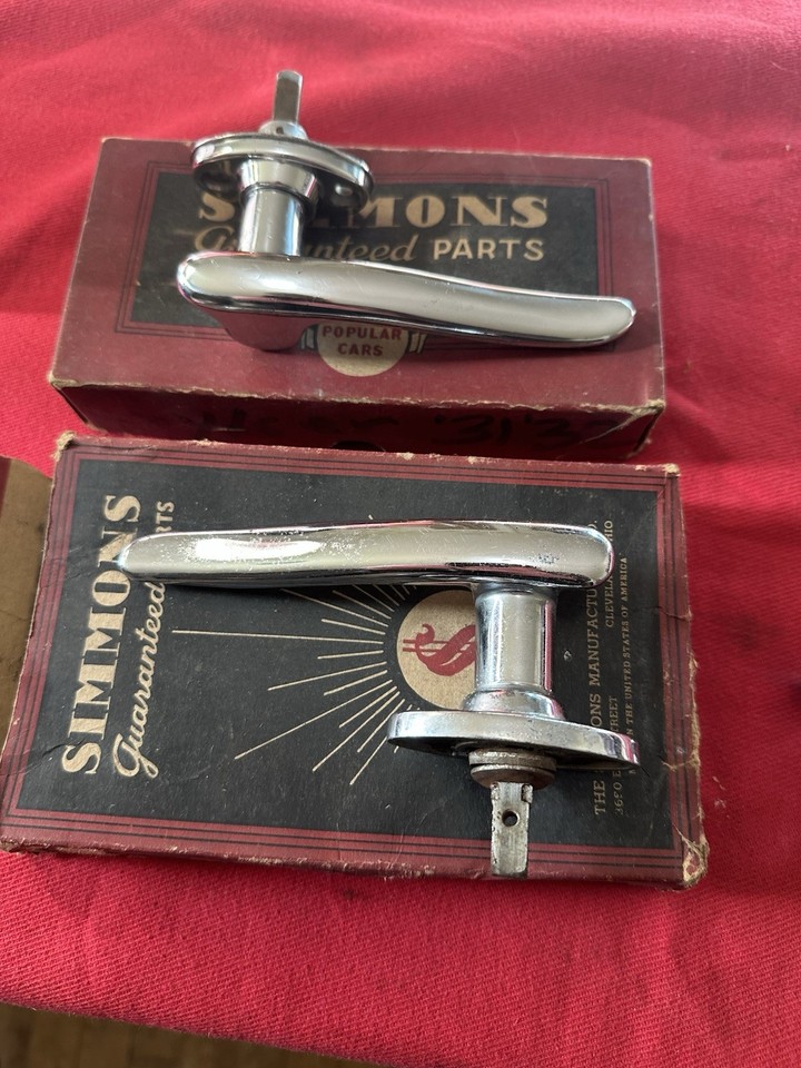 1931 1932 CHRYSLER NORS OUTSIDE DOOR HANDLES LOT OF 4 SIMMONS DODGE ...