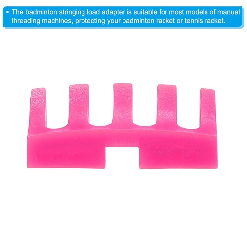 2Pcs Embedded Badminton Stringing Racquet Load Spreader Adapter, Pink ...