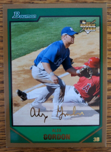 Alex Gordon 2006 Bowman Draft Prospects gold parallel rookie card | eBay