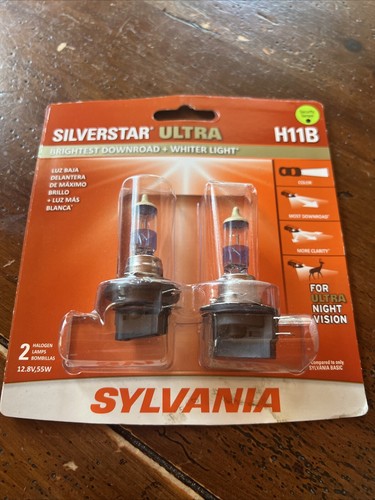 Sylvania H11B SilverStar ULTRA High Performance Halogen Headlight 2 ...