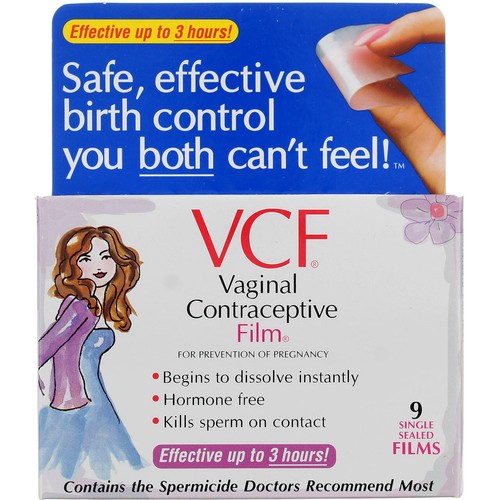 3 Pack VCF Vaginal Contraceptive Film, 9 Ct | eBay