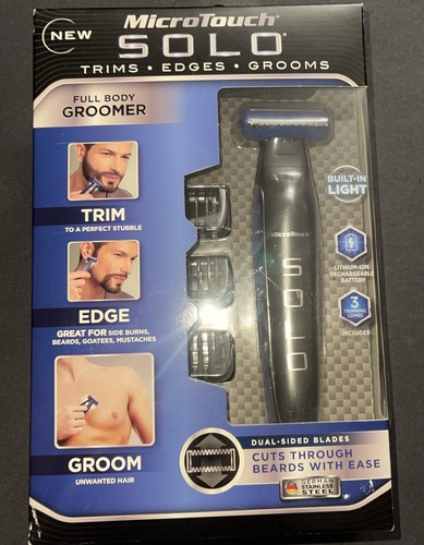 Micro Touch Solo Cordless Rechargeable Men's Electric Shaver. Brand New ...