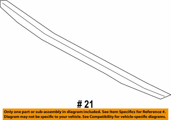 52711-42100-B0 Toyota Moulding, front bumper 5271142100B0, New Genuine ...
