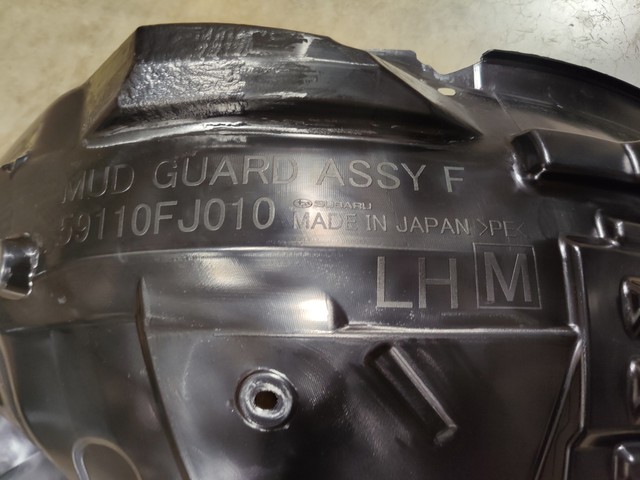 Subaru 59110FJ010 Genuine OEM Factory Original Fender Liner for sale ...