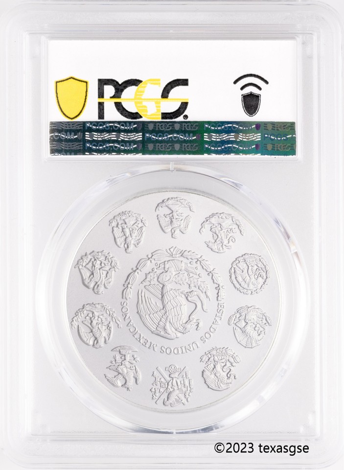 2023-Mo Mexico Onza Silver Libertad .999 Silver 1oz Coin PCGS MS70 ...